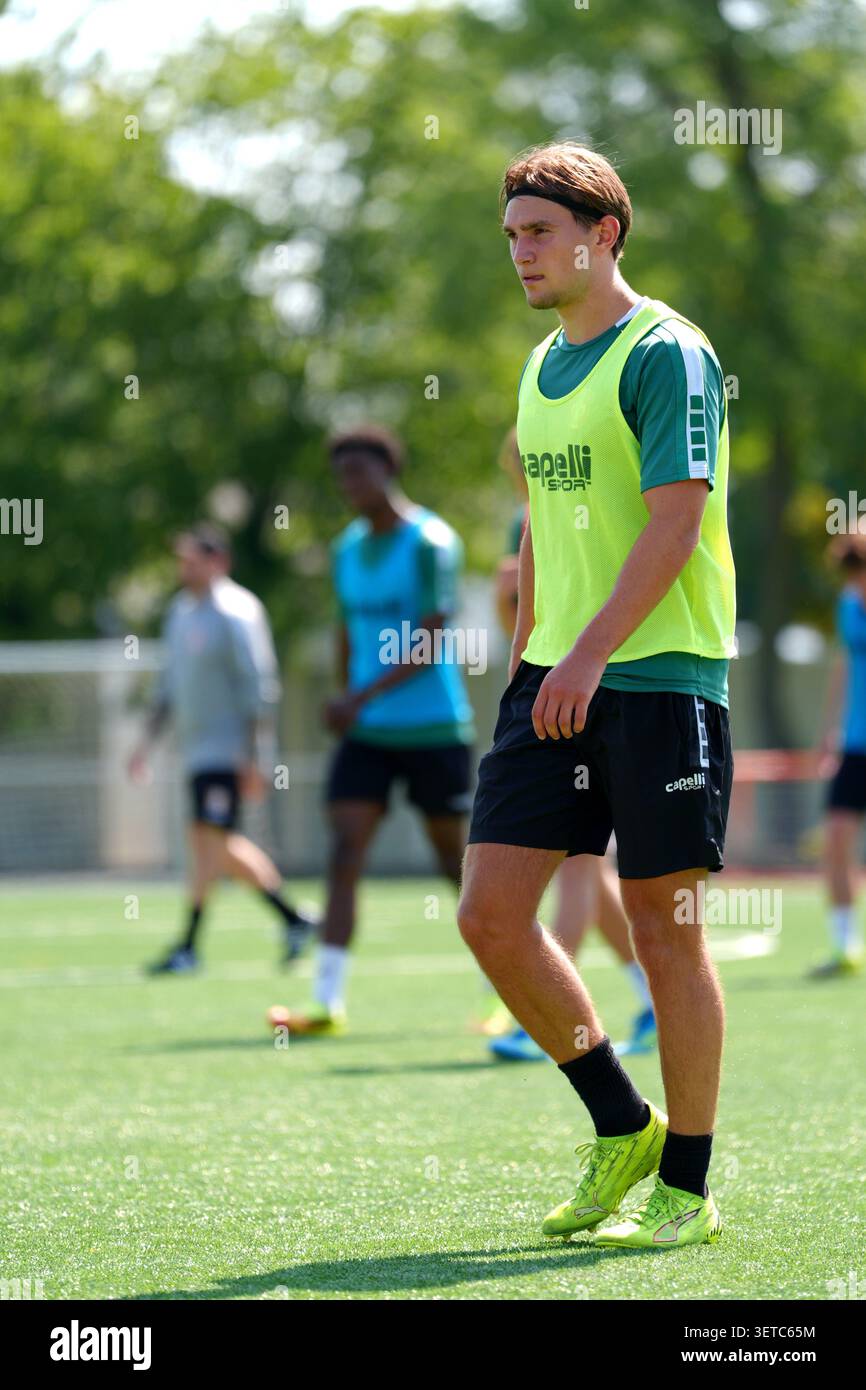 Dordrecht - Lucas Gardenier of FC Dordrecht during the first training ...