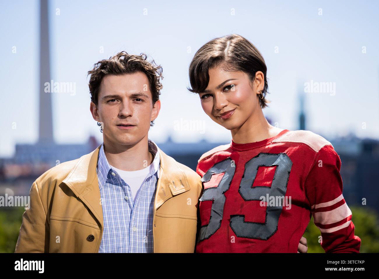 22 June 2026, Berlin: Tom Holland and Zendaya, both actors ...