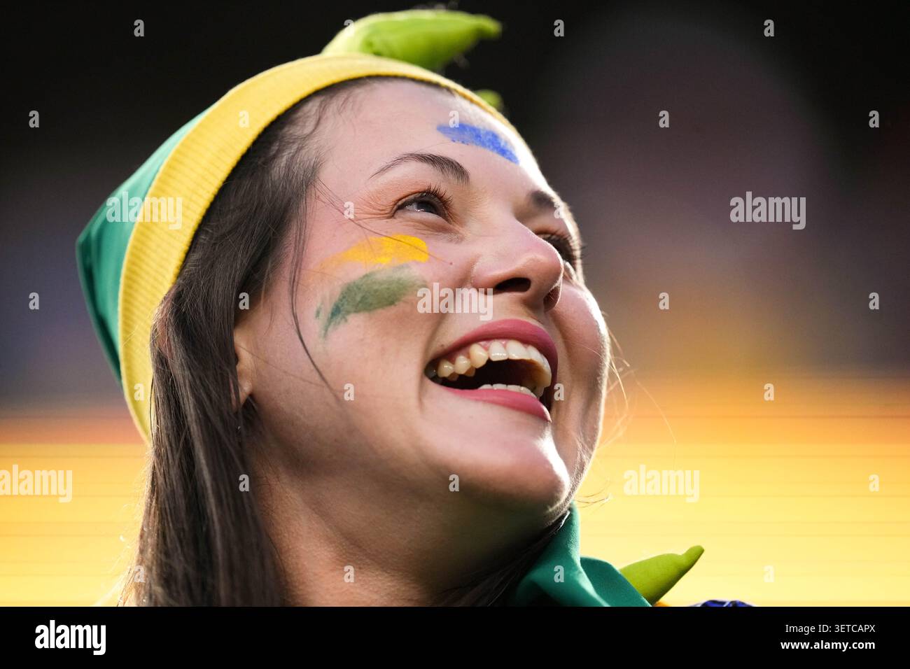 June 19, 2026: A fan prior to a FIFA World Cup match between Brazil and ...