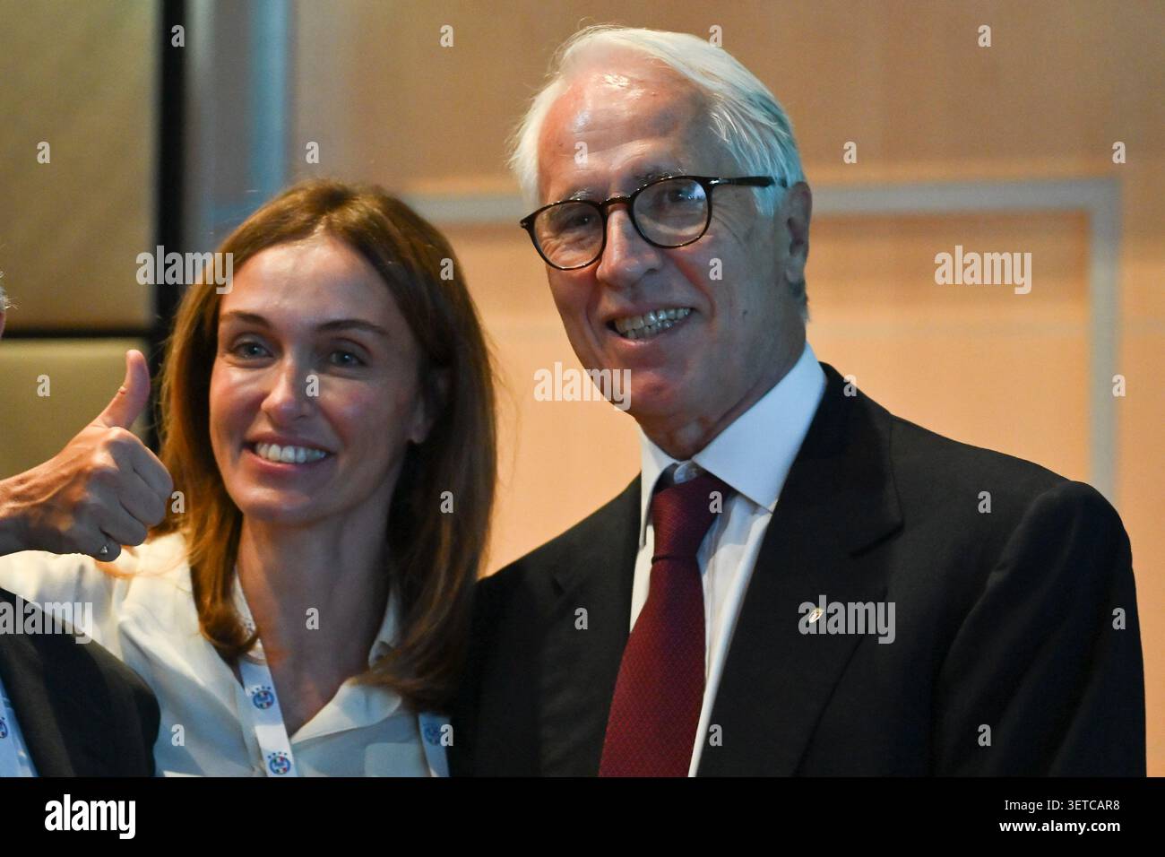 IPA85936854 - Giovanni Malago arrives at the FIGC's elective Federal ...