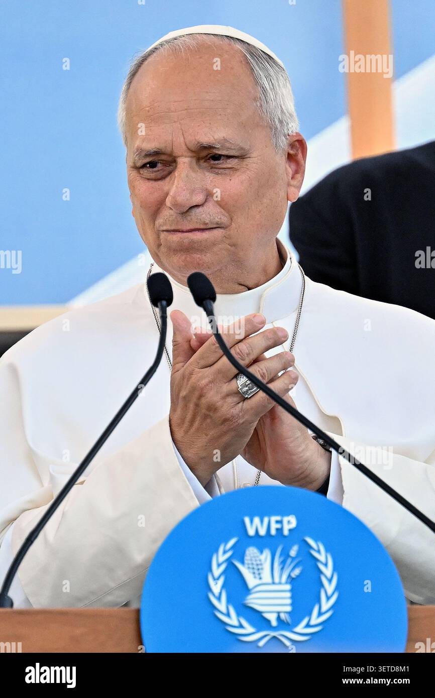 IPA85940615 - Italy, Rome, Vatican, June 22, 2026. Pope Leo XIV during ...