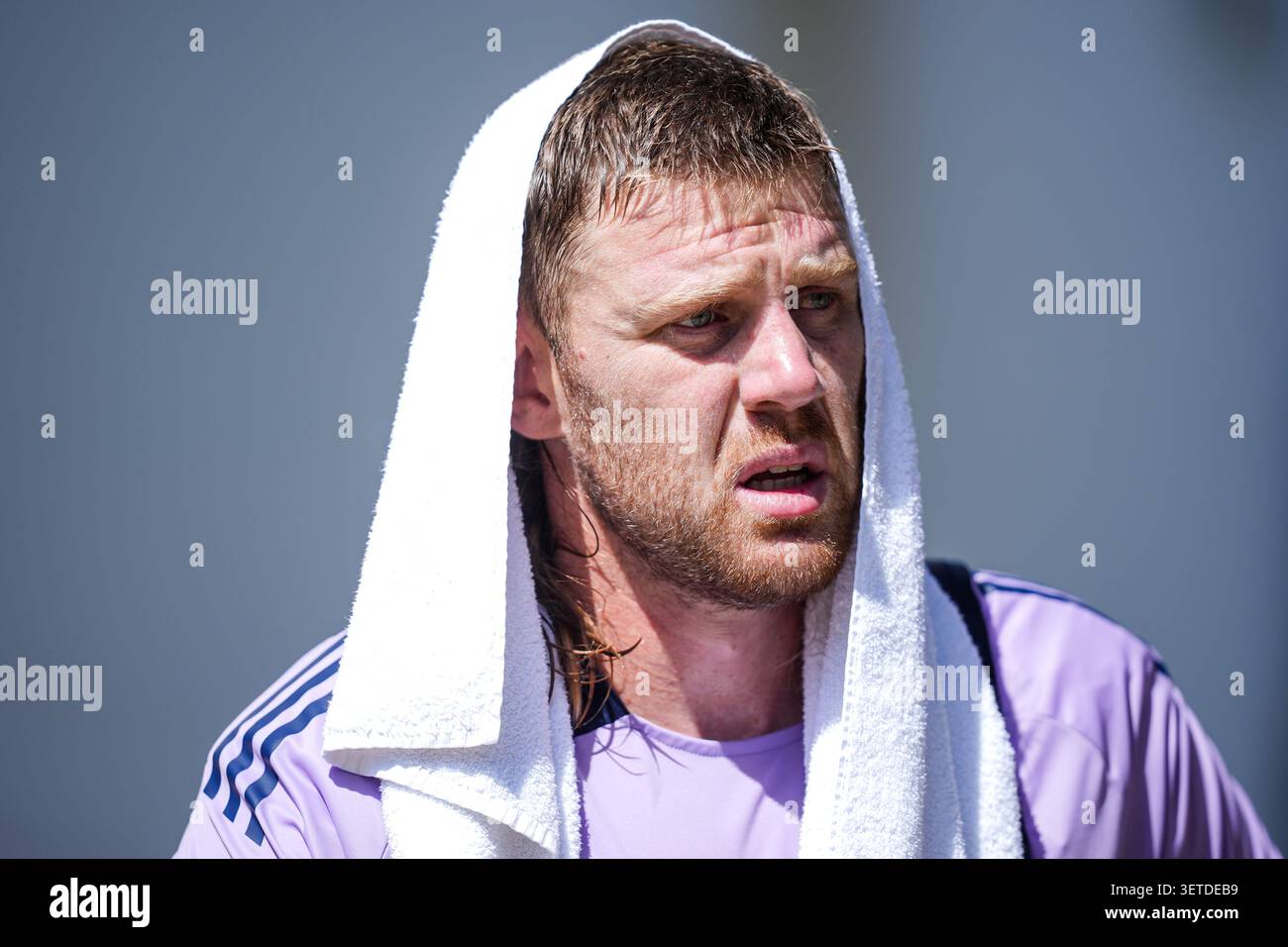 Tom STANIFORTH of France during the training session of France team at ...