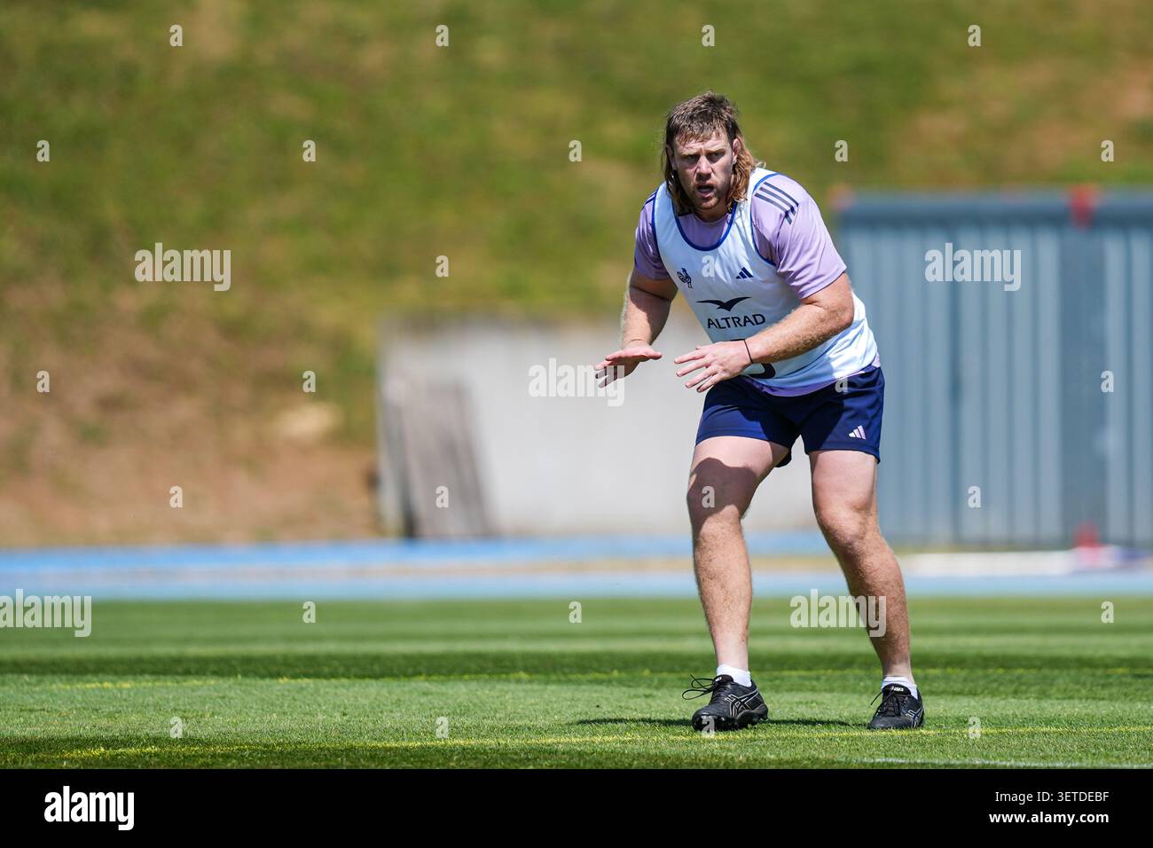 Tom STANIFORTH of France during the training session of France team at ...