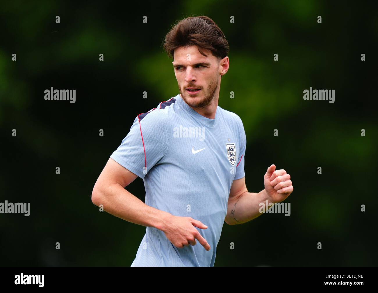 England's Declan Rice during a training session at Swope Soccer Village ...