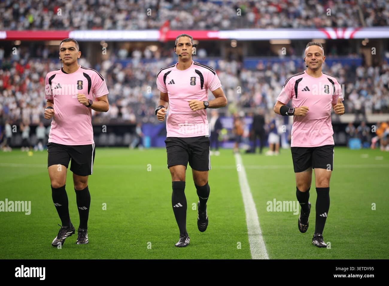 Amin Omar, the match referee, before the FIFA World Cup Group J match ...