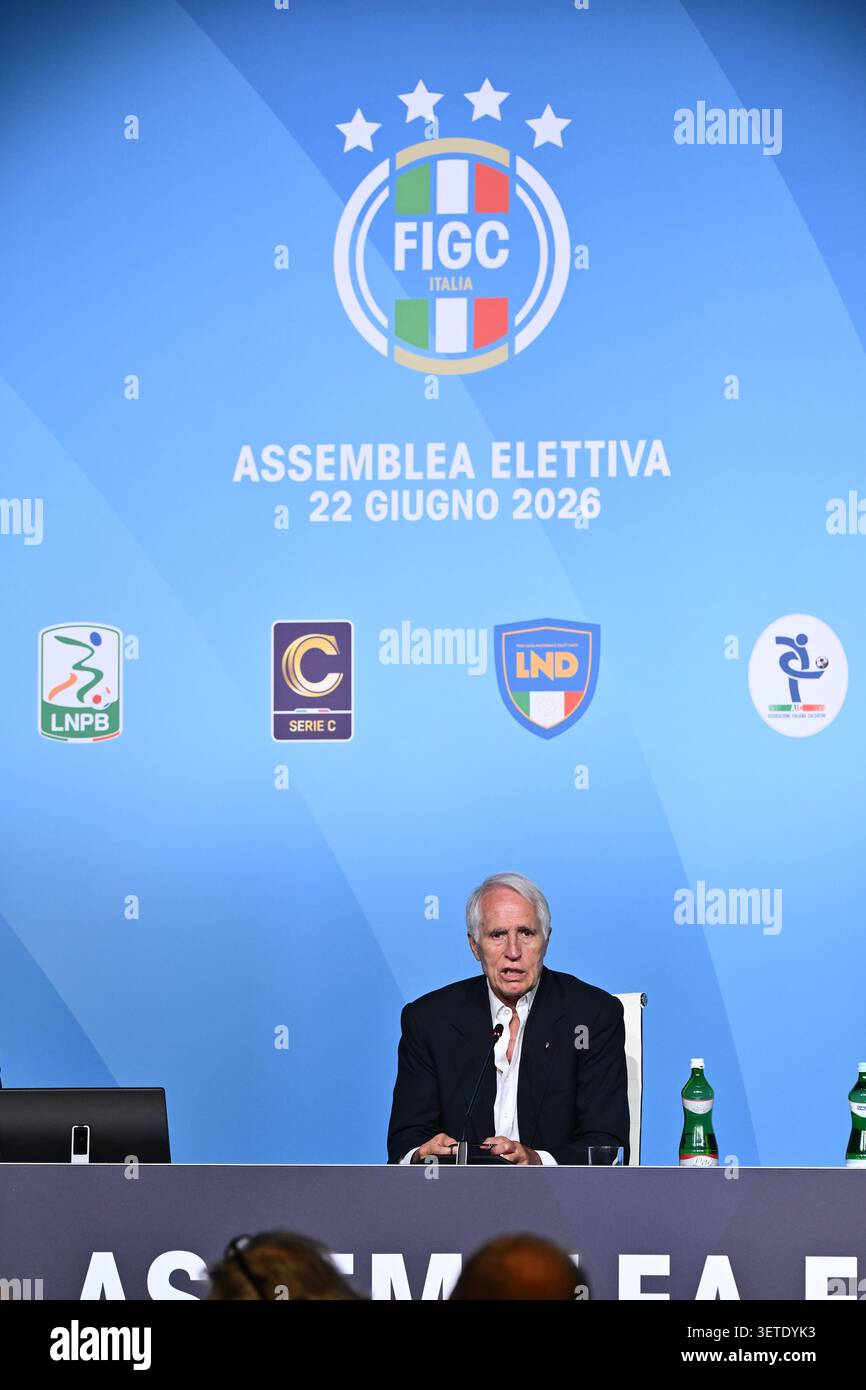 Giovanni Malagò participates in the elective Federal Assembly of the ...