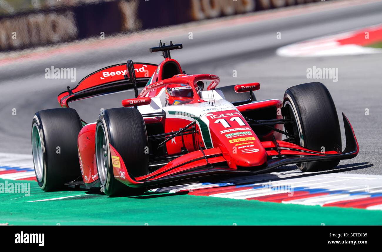 Prema Racing's Sebastian Montoya during the F2 Feature Race at the ...