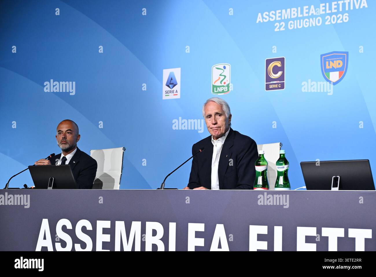 IPA85943480 - Roberto Coramusi and Giovanni Malago attend the FIGC's ...