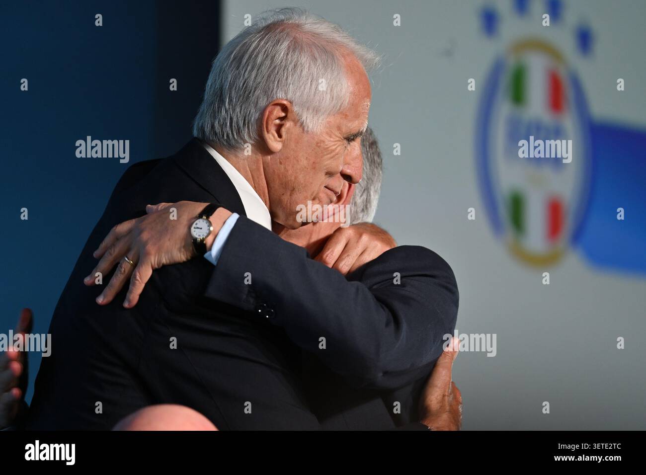 IPA85943482 - Giovanni Malago and Giancarlo Abete attend the FIGC's ...