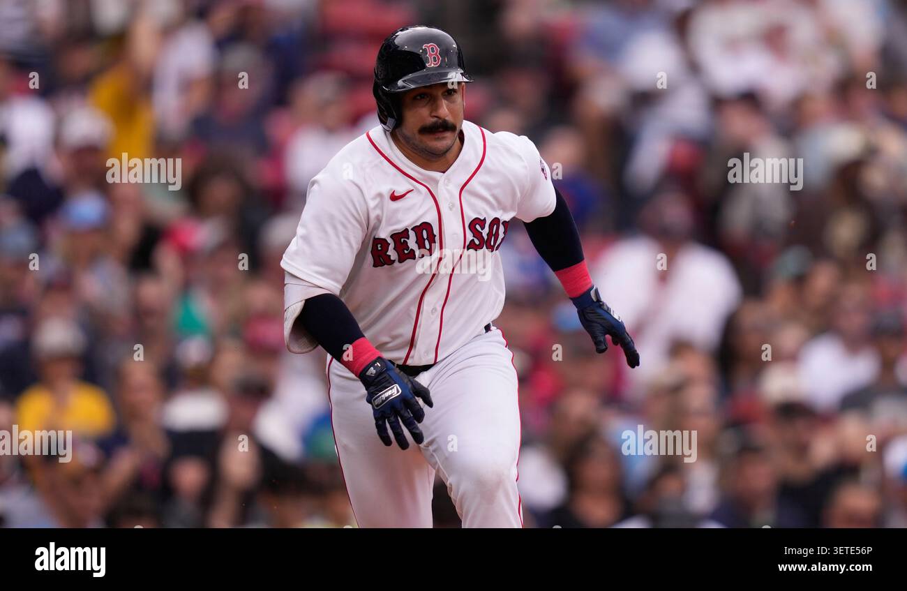 Boston Red Sox's Mickey Gasper during a baseball game, Thursday, June ...