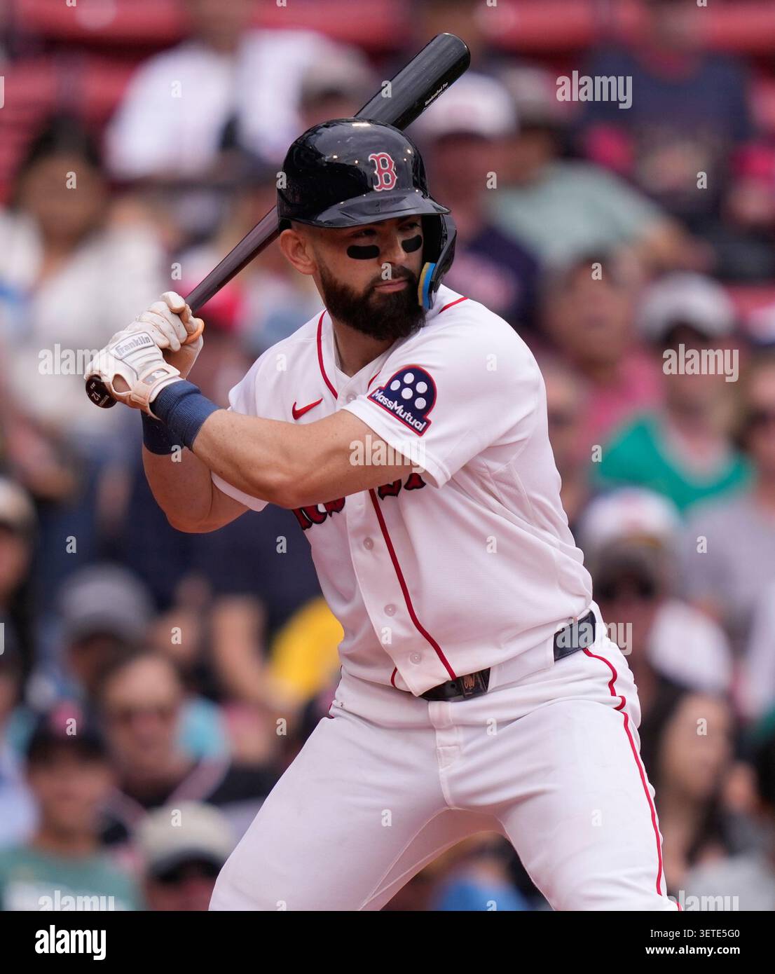 Boston Red Sox's Connor Wong during a baseball game, Thursday, June 18 ...