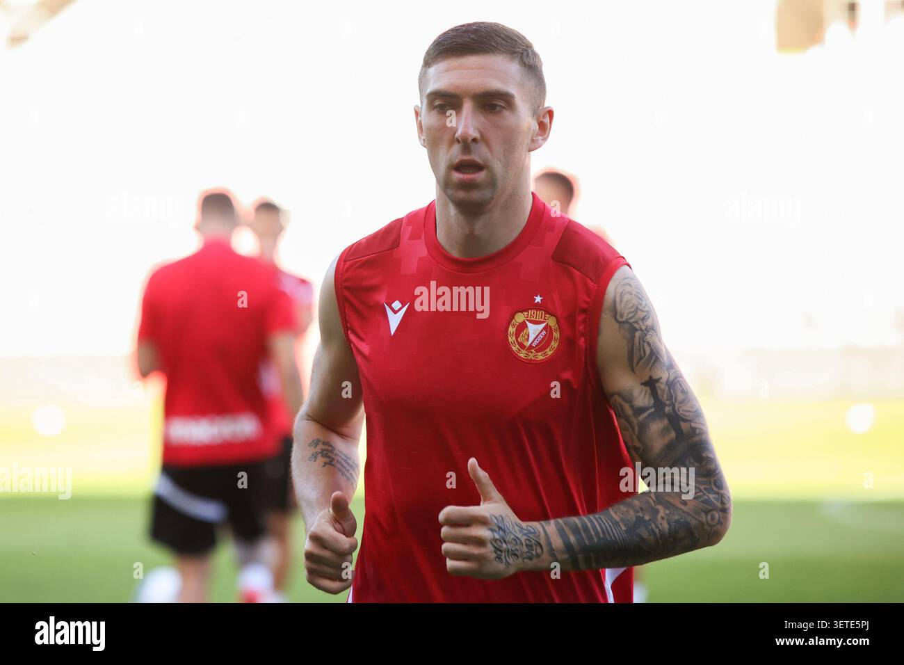 Lodz 22.06.2026. Football PKO BP Ekstraklasa Widzew Lodz training in ...