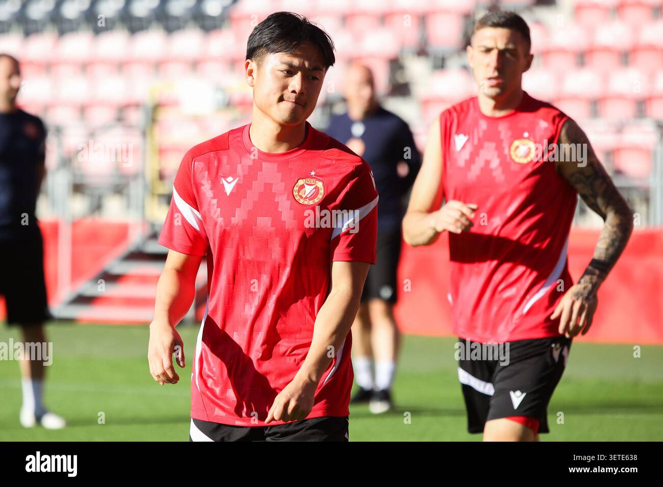 Lodz 22.06.2026. Football PKO BP Ekstraklasa Widzew Lodz training in ...