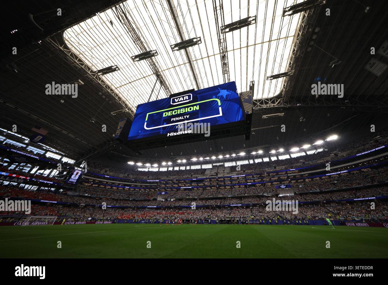 VAR gives Argentina a penalty during the FIFA World Cup Group J match ...