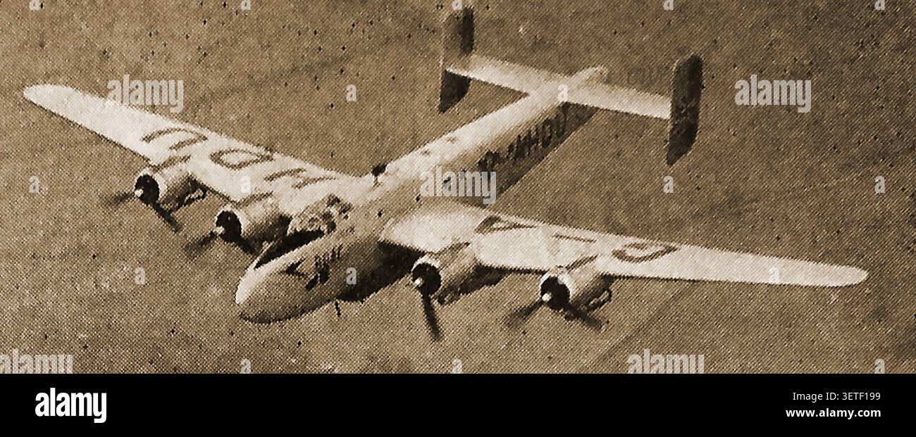 1946 A UK printed photograph of the 'Falkirk', the 1st Handley Page ...