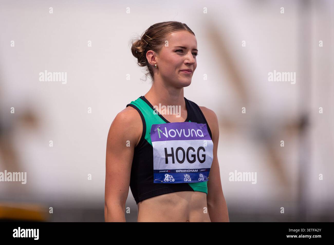 Headshot of Frances Hogg ahead of the Womens 400m Hurdles final at the ...