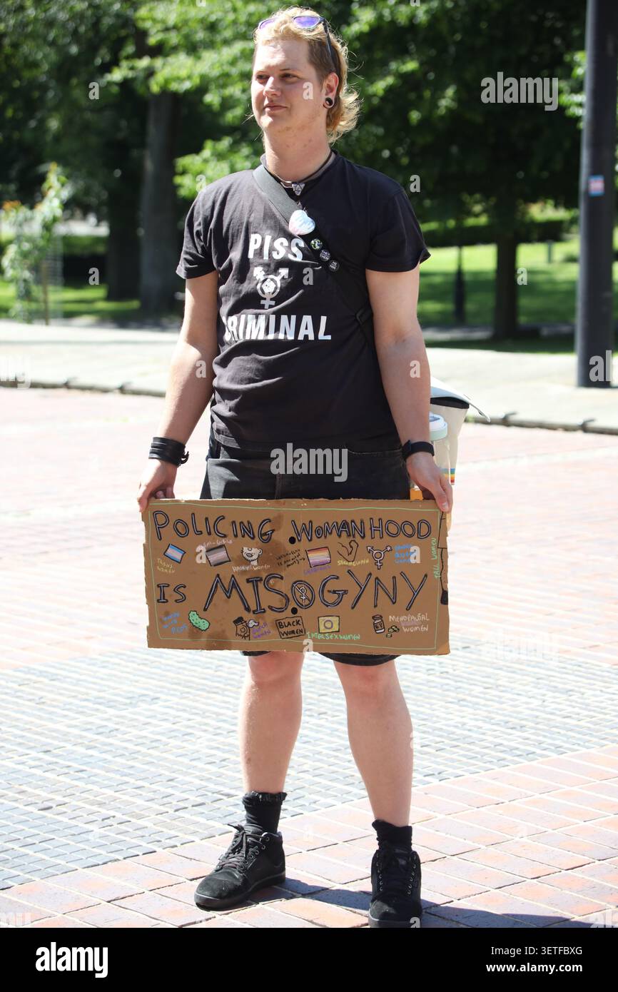 Trans Rights Demo, Civic Centre, Protest in support of Transgender ...