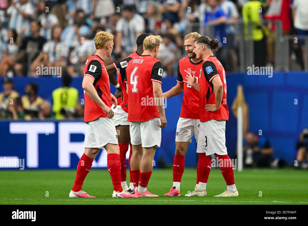 June 22, 2026: Austria discusses play during FIFA World Cup group stage ...
