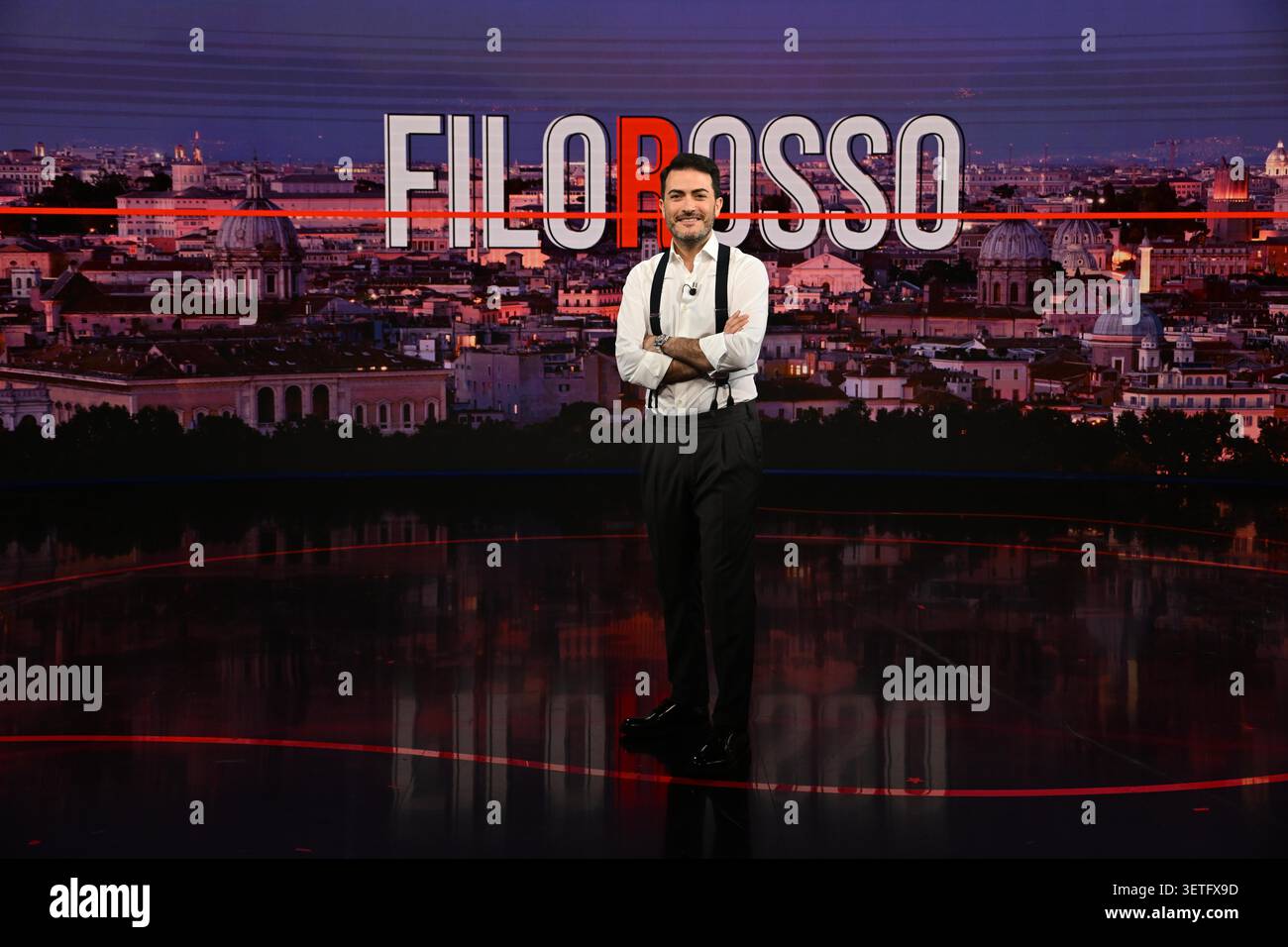 IPA85951273 - Rome: Rai Studios on Via Teulada. The show "Filo Rosso ...