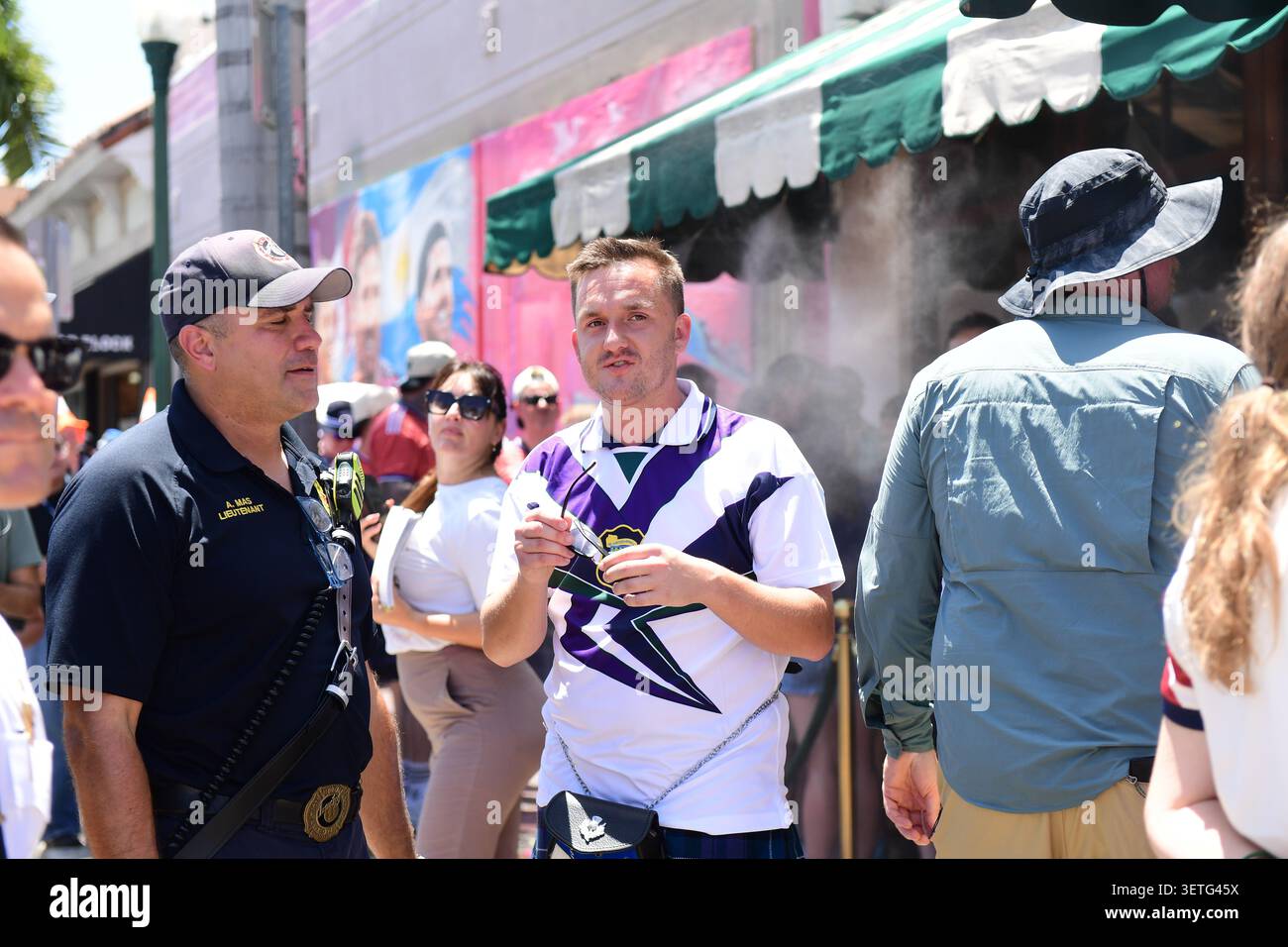 Scotland's fans take over Miami ahead of their march to loanDepot Park ...