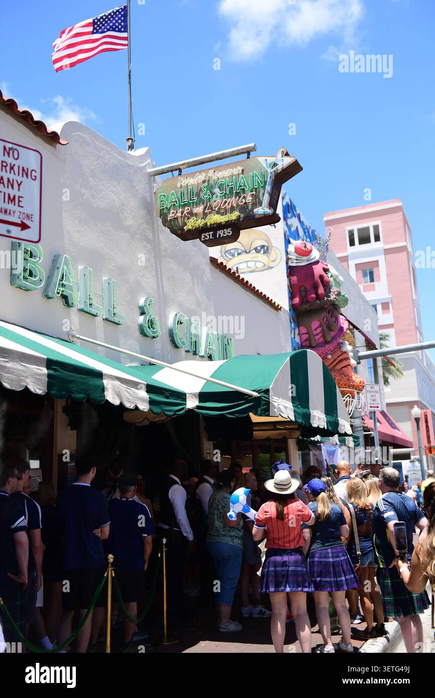 Scotland's fans take over Miami ahead of their march to loanDepot Park ...