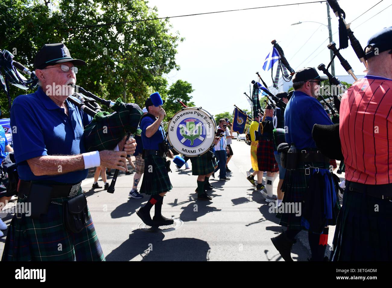 Scotland's fans take over Miami ahead of their march to loanDepot Park ...
