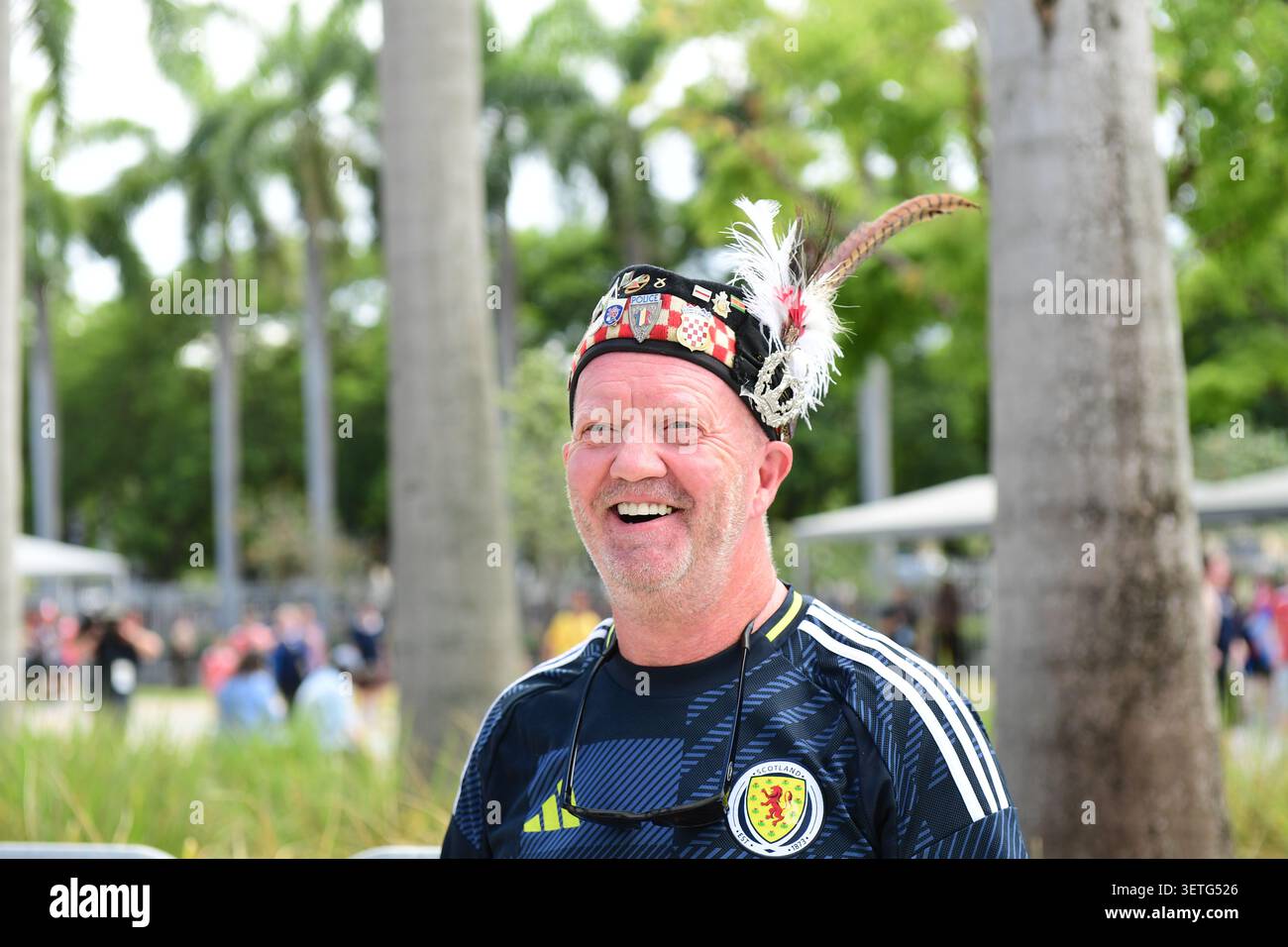 Scotland's fans take over Miami ahead of their march to loanDepot Park ...