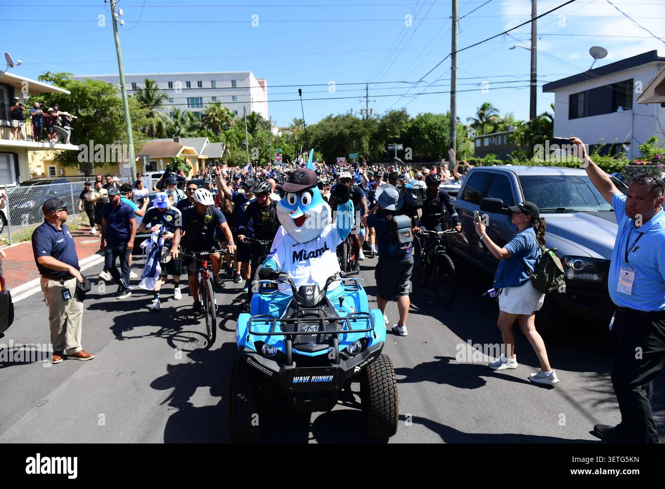 Scotland's fans take over Miami ahead of their march to loanDepot Park ...