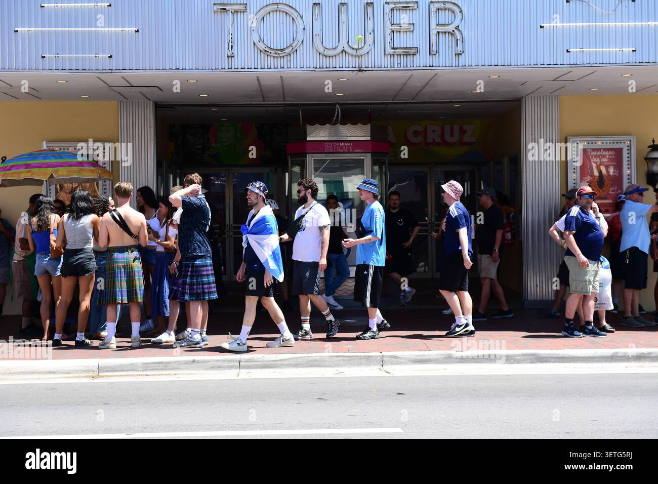 Scotland's fans take over Miami ahead of their march to loanDepot Park ...