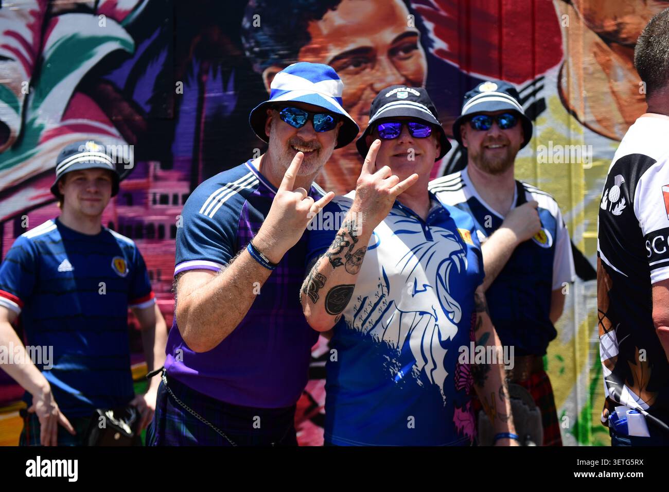 Scotland's fans take over Miami ahead of their march to loanDepot Park ...