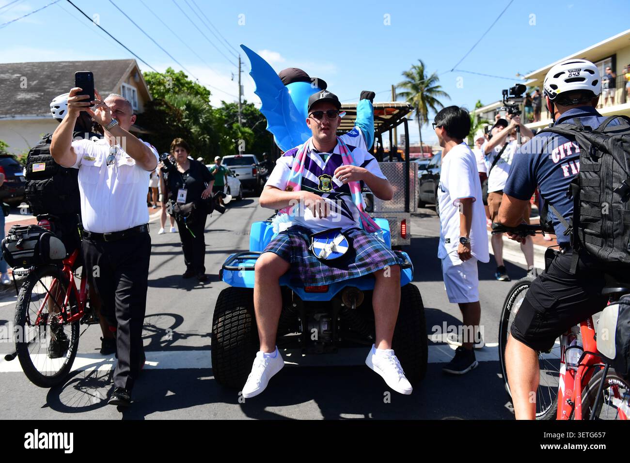 Scotland's fans take over Miami ahead of their march to loanDepot Park ...