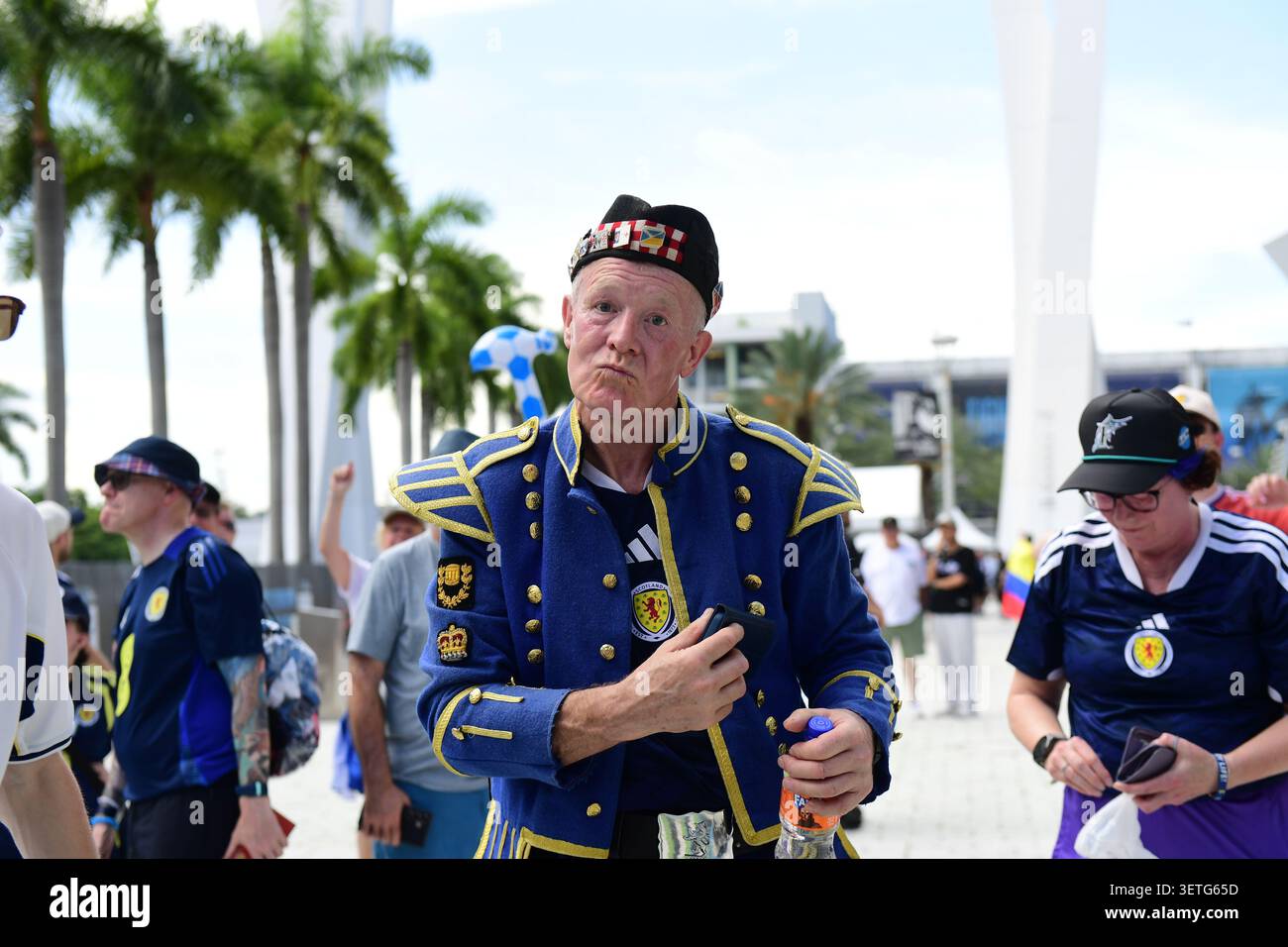 Scotland's fans take over Miami ahead of their march to loanDepot Park ...