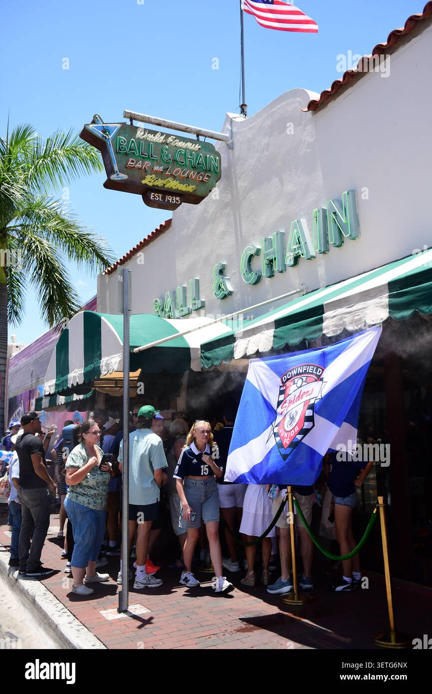 Scotland's fans take over Miami ahead of their march to loanDepot Park ...