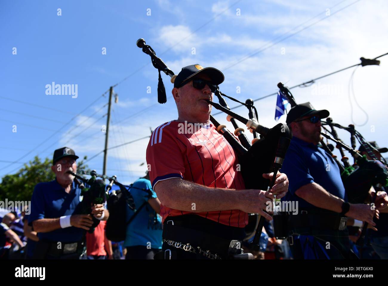 Scotland's fans take over Miami ahead of their march to loanDepot Park ...