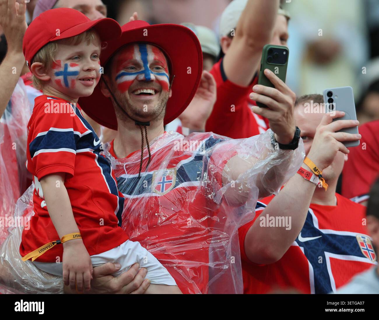 Fans of Norway take selfie before the FIFA World Cup 2026 Group I match ...