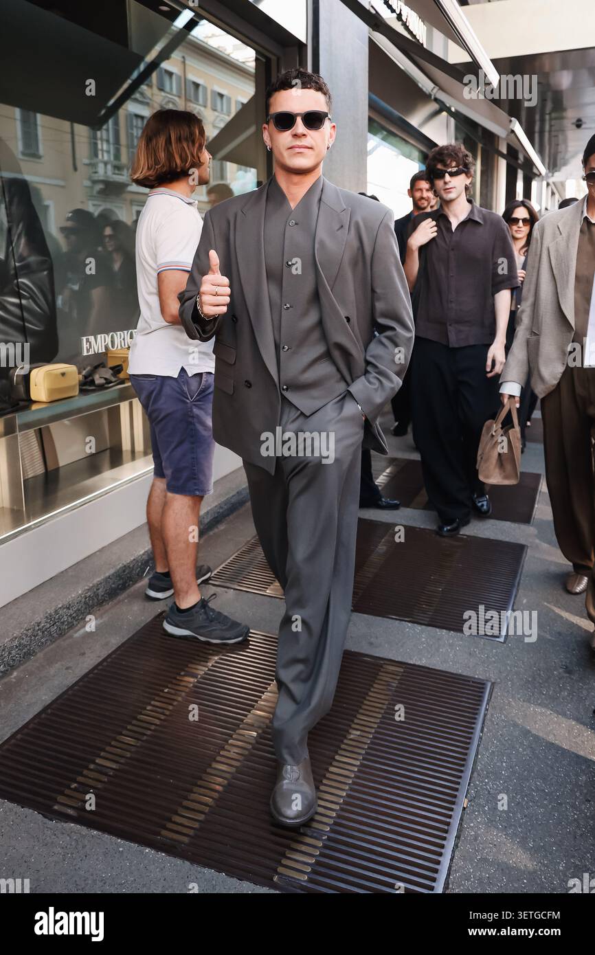 IPA85954259 - Milan, Milan Fashion Week Menswear Spring/Summer 2027 ...