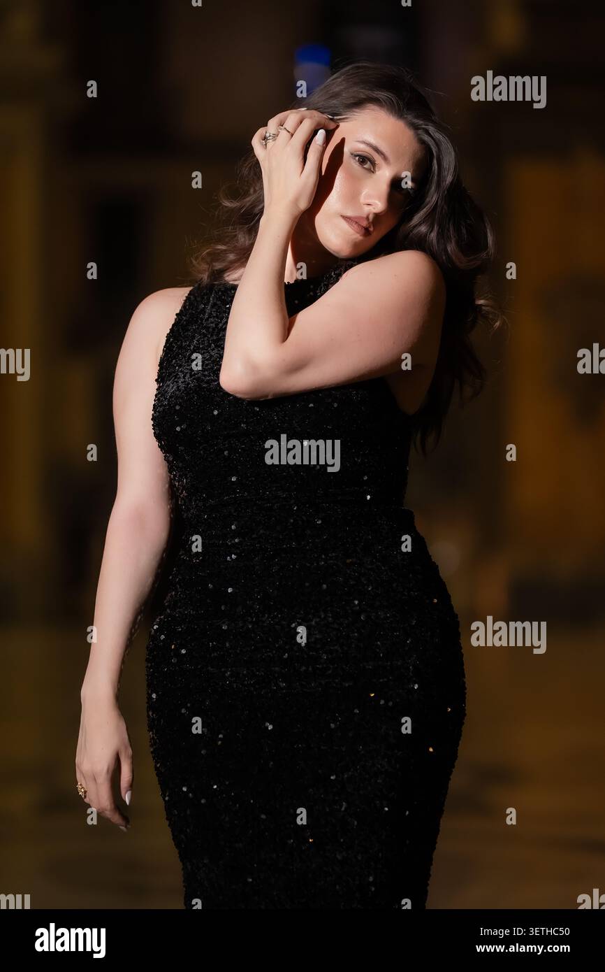Giovanna Sannino, a Italian actress, poses for a portrait at Galleria ...