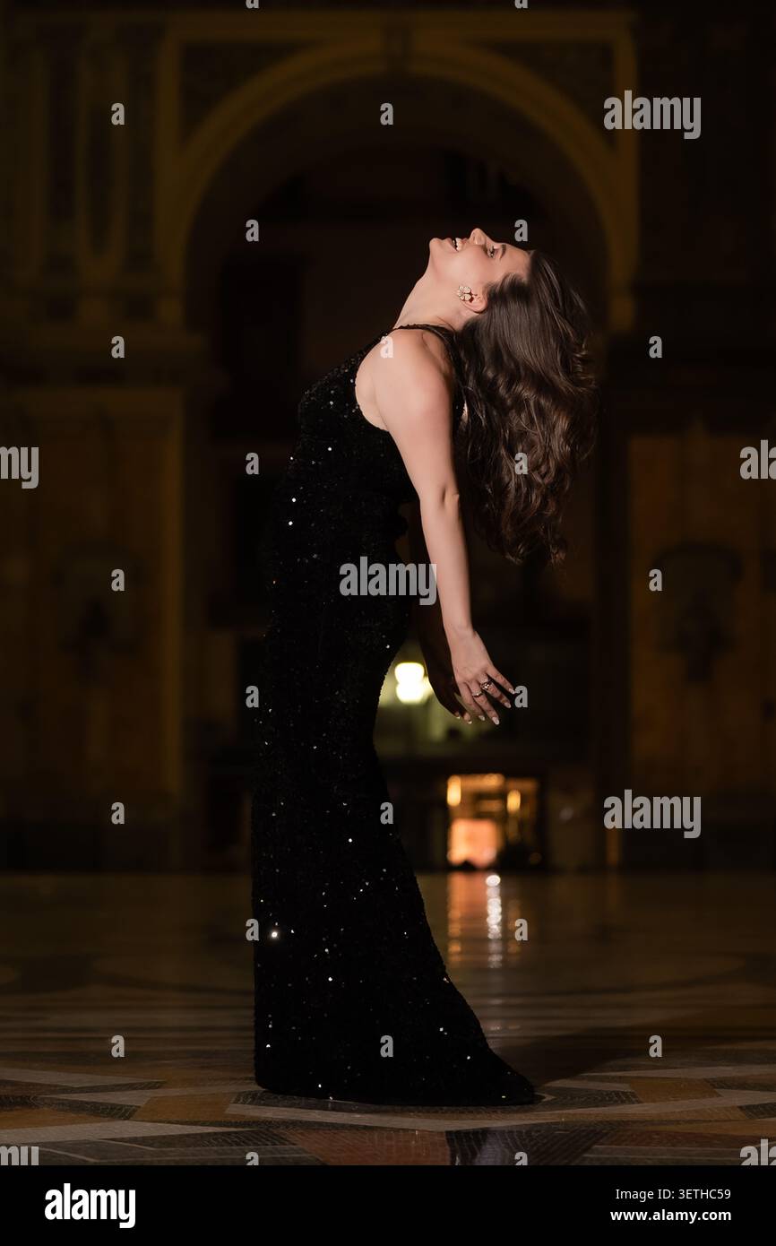 Giovanna Sannino, a Italian actress, poses for a portrait at Galleria ...