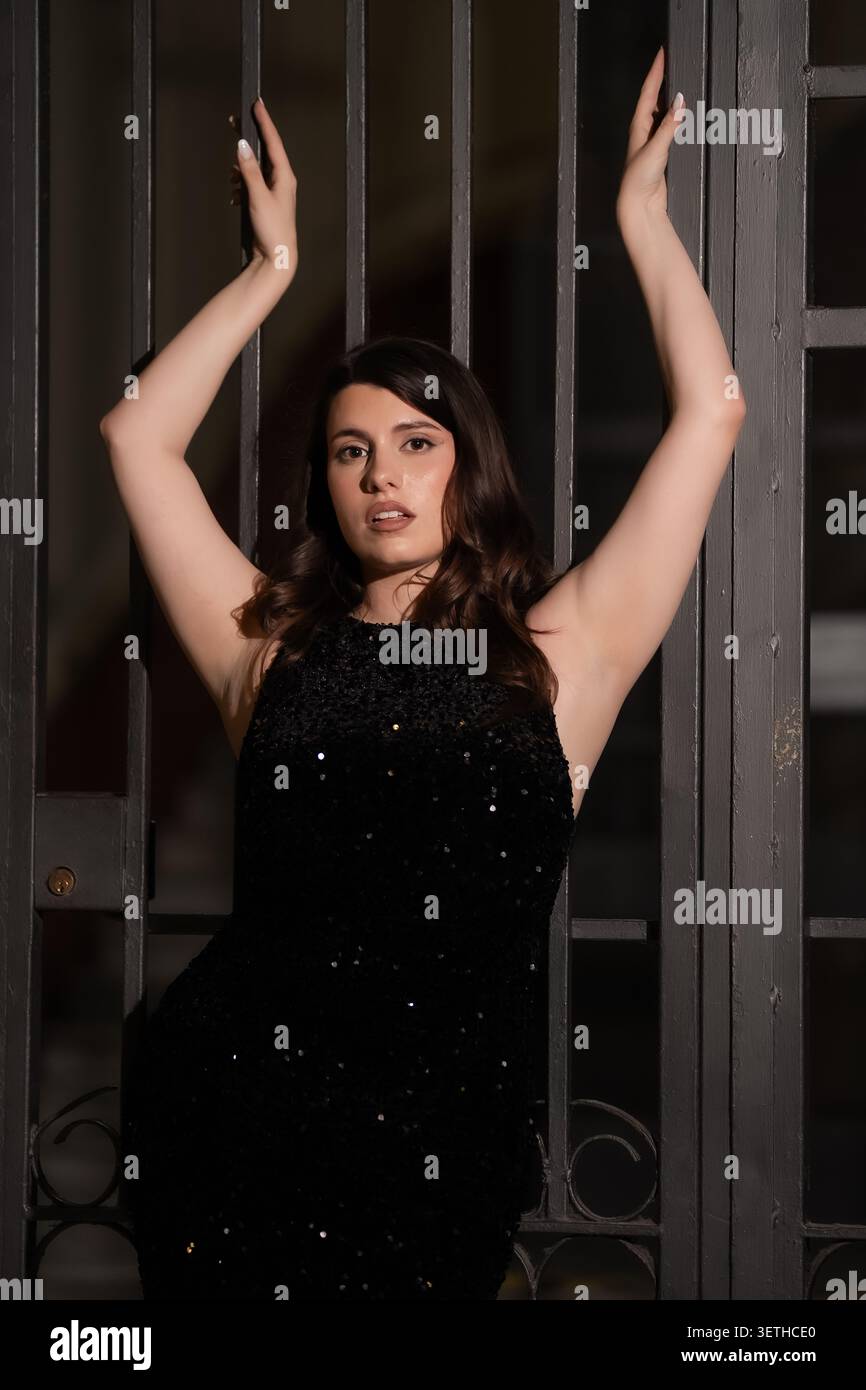 Giovanna Sannino, a Italian actress, poses for a portrait at Galleria ...