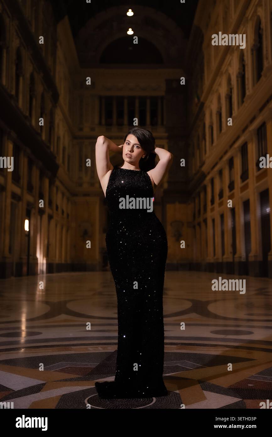 Giovanna Sannino, a Italian actress, poses for a portrait at Galleria ...