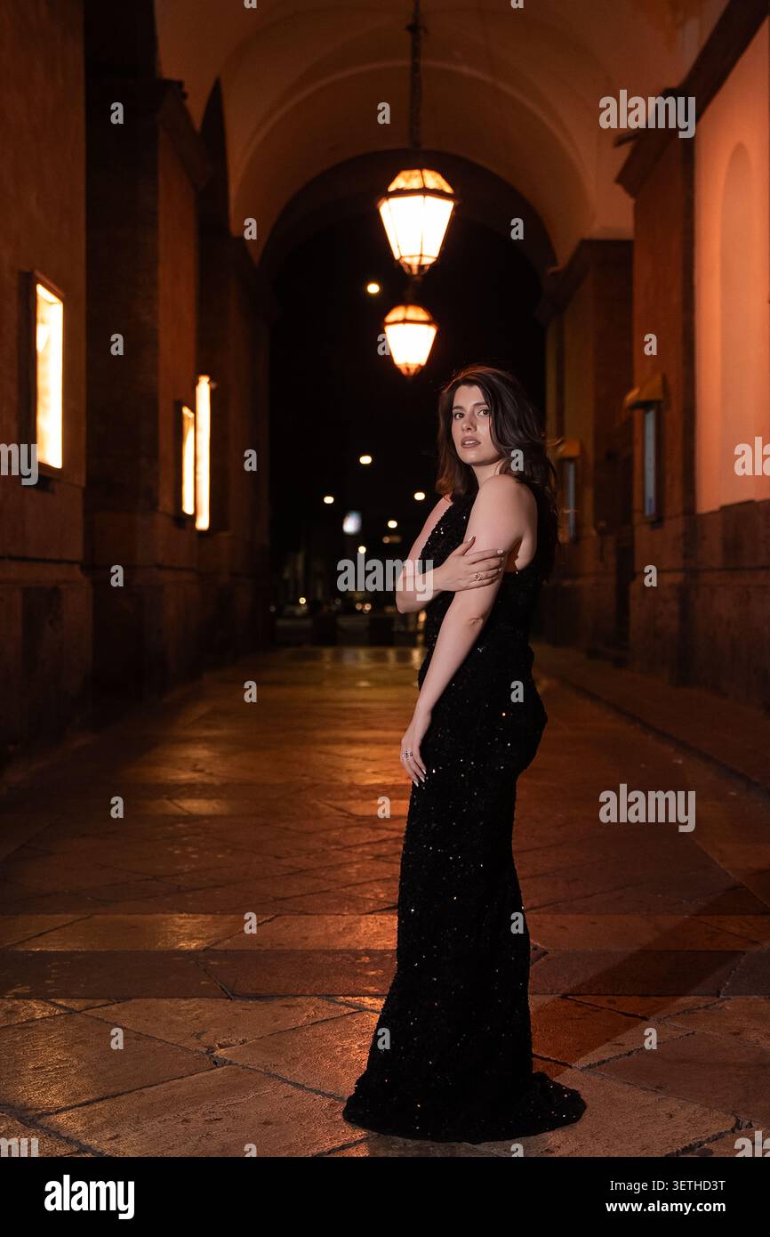 Giovanna Sannino, a Italian actress, poses for a portrait at Galleria ...