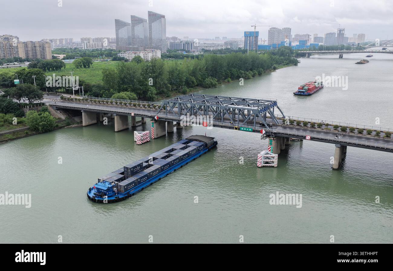 Ships carrying containers, coal, building materials and other goods ...