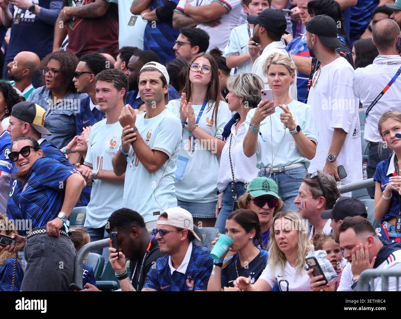 French families of the French soccer player and Celebs attend the ...
