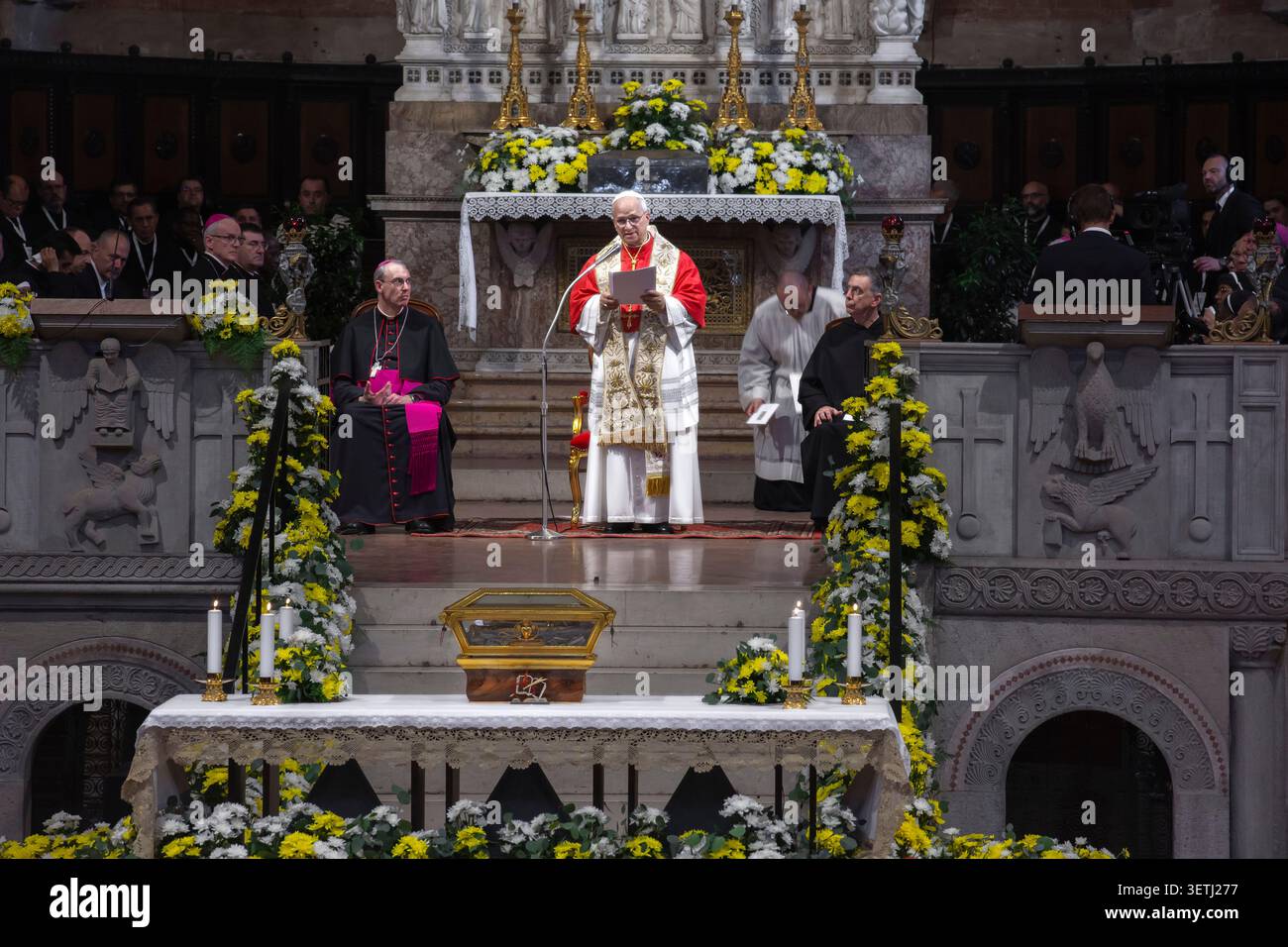 Pavia, Italy, 20 June 2026. Pope Leo XIV during his visits at the ...
