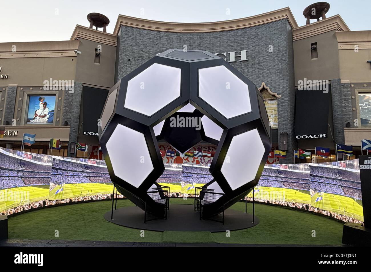 The World's Biggest Soccer ball installation by Adidas for the FIFA ...