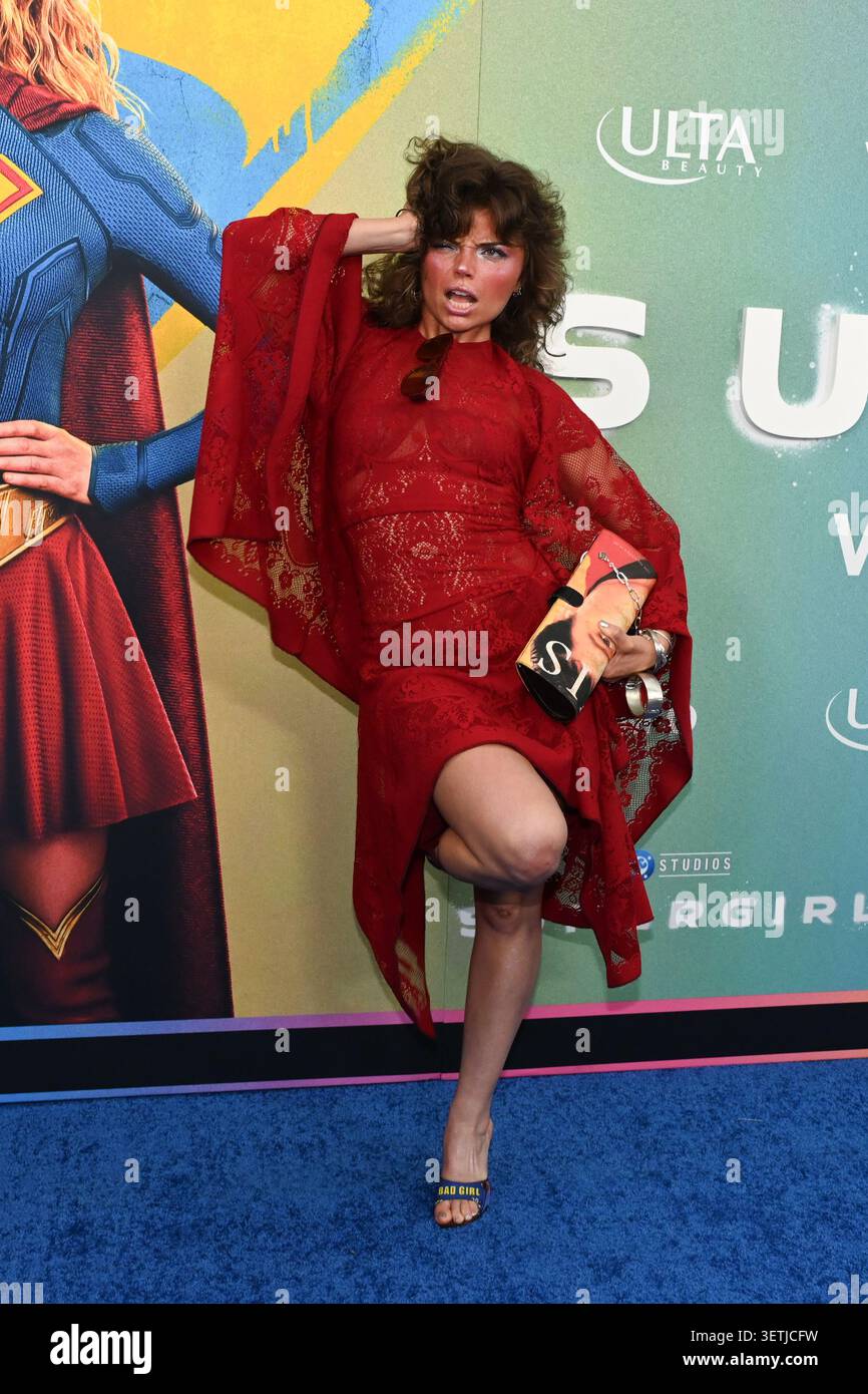 Car-JO attending the World Premiere of DC Studios' Supergirl held at ...