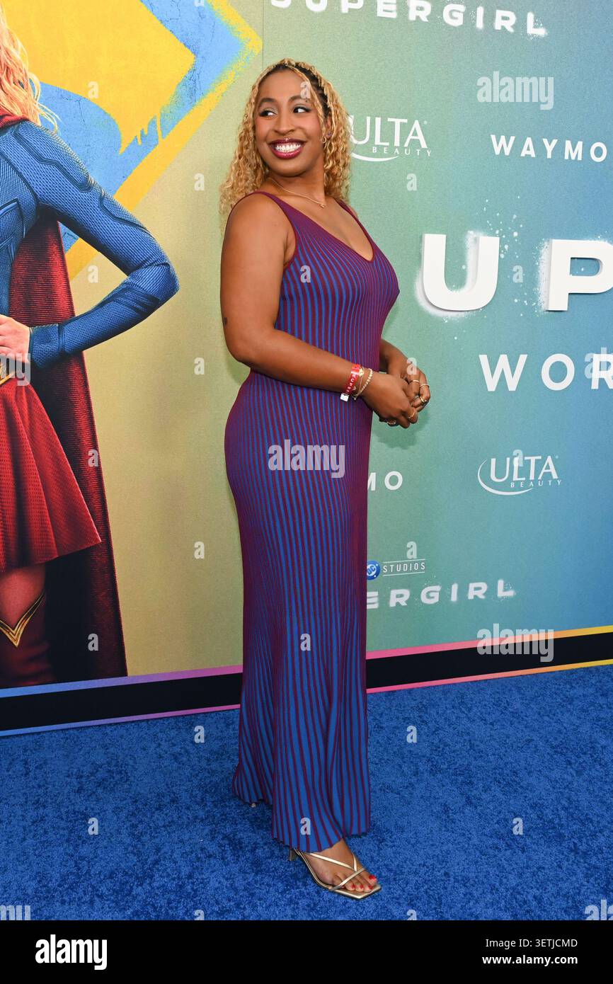 Frankey Smith attending the World Premiere of DC Studios' Supergirl ...
