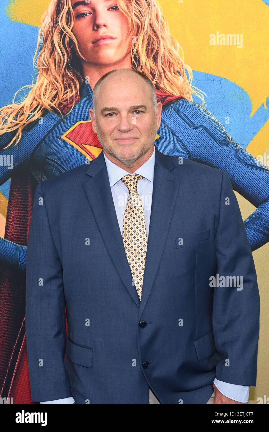 Lars P. Winther attending the World Premiere of DC Studios' Supergirl ...