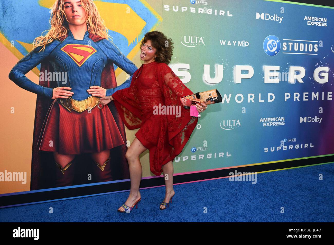 Car-JO attending the World Premiere of DC Studios' Supergirl held at ...