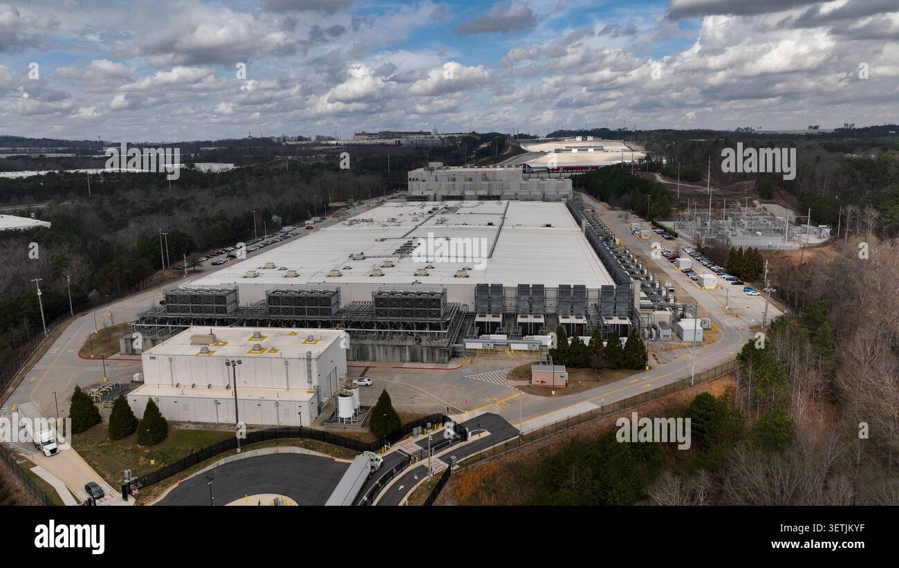 FILE - The Douglas County Google Data Center complex is visible, March ...
